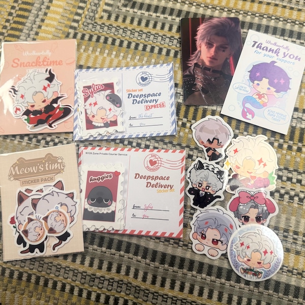 Love and Deepspace Magnetic Bookmark Xavier, Rafayel, Zayne, Sylus ...