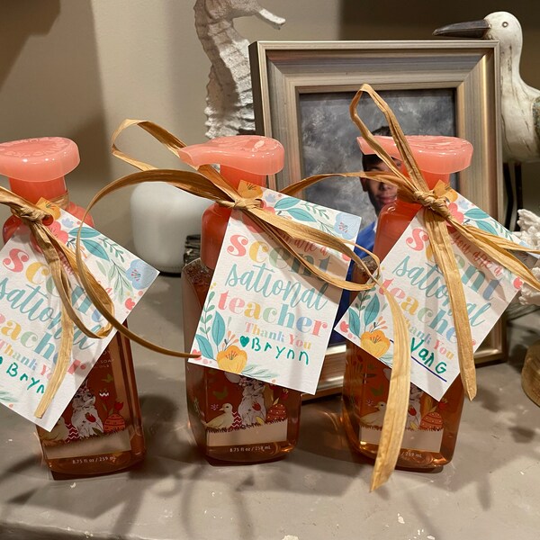 Scent-sational Teacher Printable Tags | Scentsational Teacher Tag ...