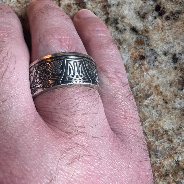 Polish Silver Coin Ring - Poland - Souvenir From Poland - Rings From ...