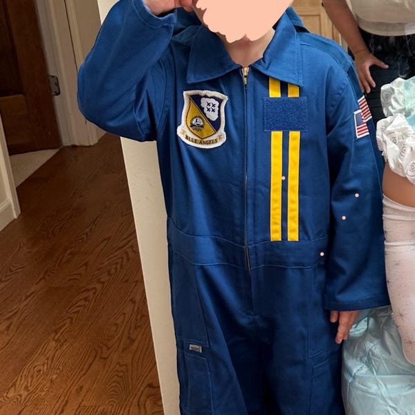 Licensed Blue Angels Youth Flight Suit and Garrison Cap - Etsy