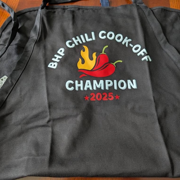 Personalized Chili Cook off Aprons, Custom Hot Pepper Cooking Contest ...