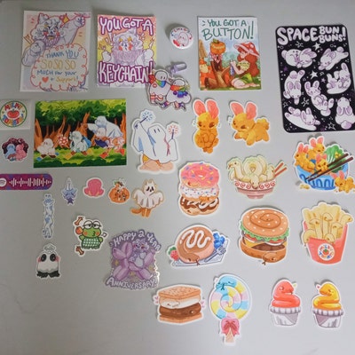 Snake Snack Fast Food Waterproof Sticker Set - Etsy