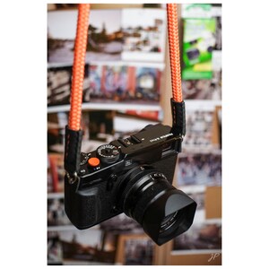 RED Marine Rope and Leather Camera Strap Made With Peak - Etsy