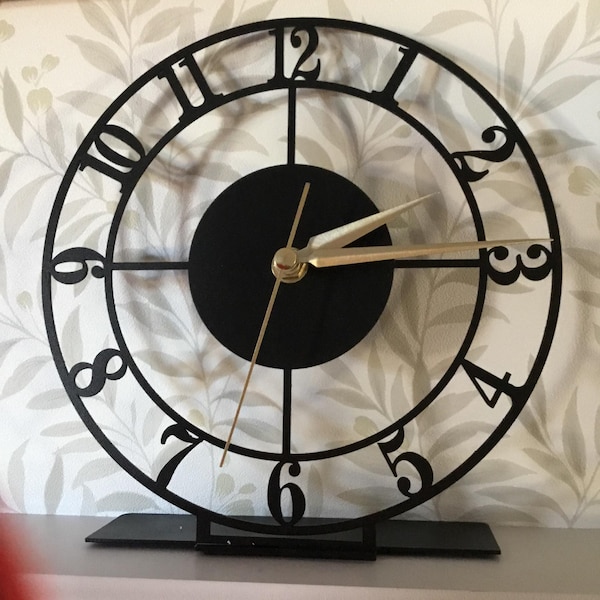 World Map Metal Wall Clock, Earth Wall Clock, Geographic Compass Clock ...