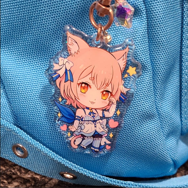 PREORDER Boochi the Rock Epoxy Acrylic Keychains / Charms With Glitter ...