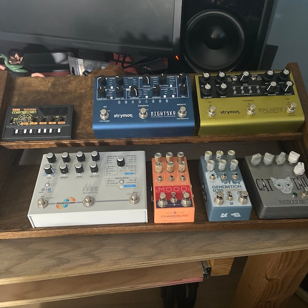 Desktop Pedalboard Effects Pedal Stand for Home Recording - Etsy