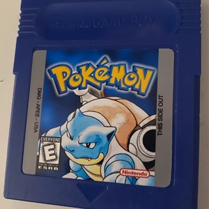 Pokemon Blue Gameboy Replacement Label Gloss or Holo - Etsy
