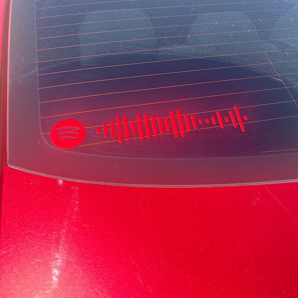 Custom Spotify Song Code Vinyl Decal - Song Code Sticker - Music Code ...
