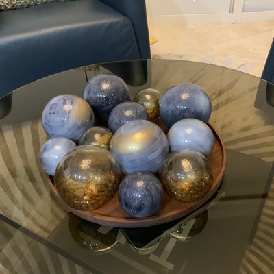 Walnut Catch All Tray, Wooden Tray, Round Wooden Tray - Etsy