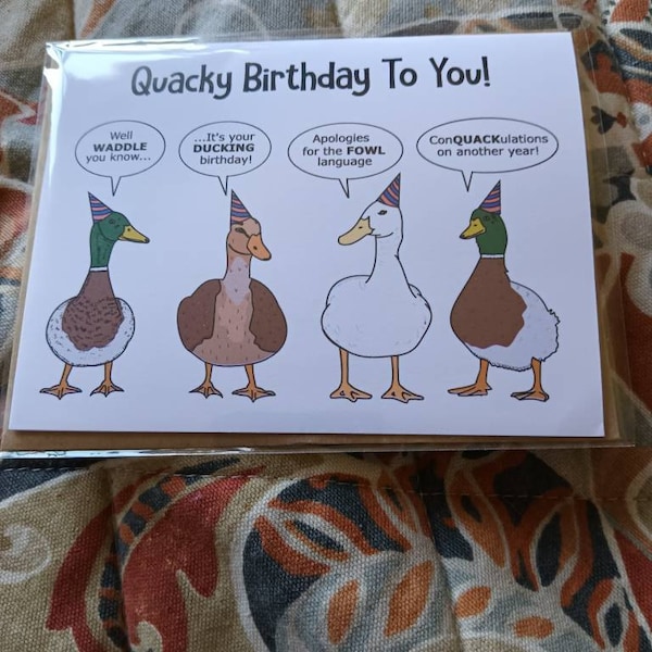 Chicken Birthday Card Puns Chick Punny Hen Pun Greeting Card - Etsy