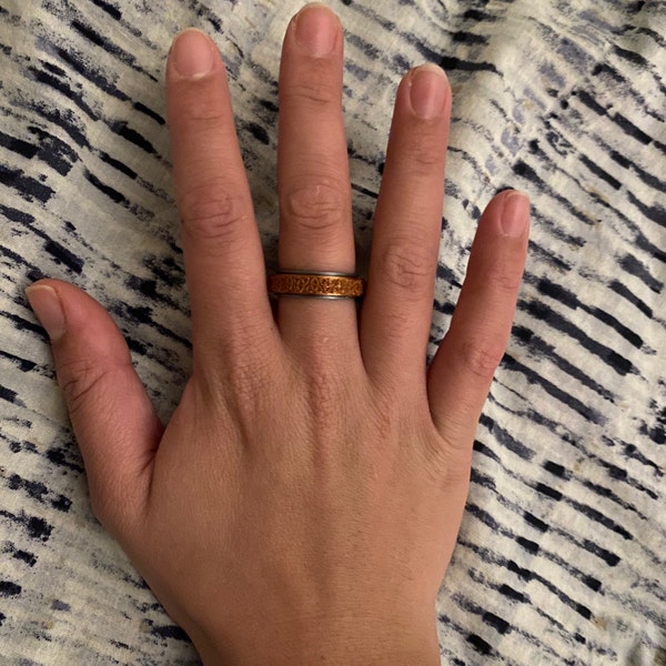 Custom Fidget Ring Spinner Rings Custom Pattern, Color, Stim Ring ...