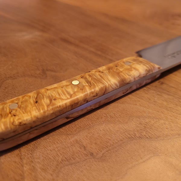 Rare to Find a Size Karelian Birch Block for Making a Knife Handle for ...