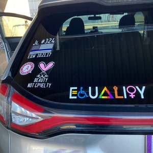 Equality Vinyl Decal 10.3 X 1.9 Just Be Nice - Etsy