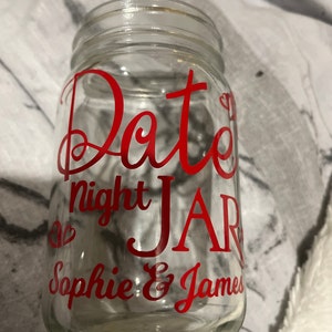 Date Night Personalised Sticker Label for Candle/coffee - Etsy