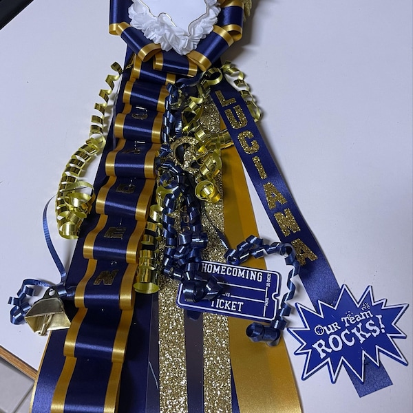 Basic Mini Homecoming Garter - Homecoming Garter - Football Spirit - Etsy
