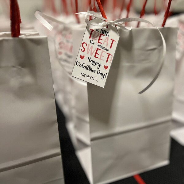 EDITABLE Valentine Gift Tags, Printable Kids Valentine Tags, Classroom ...