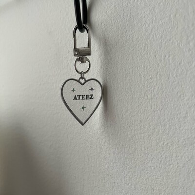 TXT Keychain With Photo Frame - Etsy