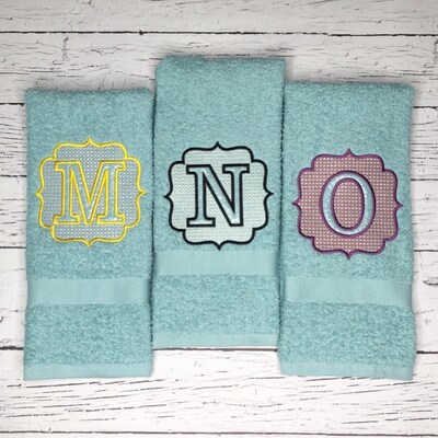 5 Inch Size Embossed Machine Embroidery Monogram Alphabet - Etsy
