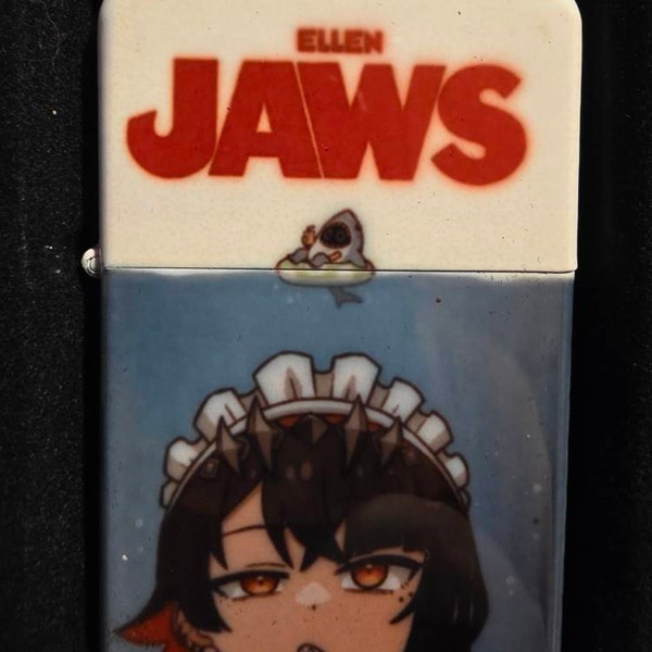 Zenless Zone Zero Ellen Joe Jaws Windproof Lighter - Jaws Parody Poster ...