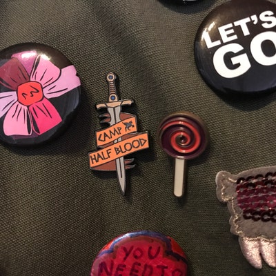 Enamel Pin Percy Jackson Inspired - Etsy