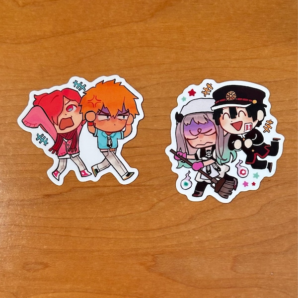 Toilet Bound Hanako-kun Clear Vinyl Stickers - Etsy