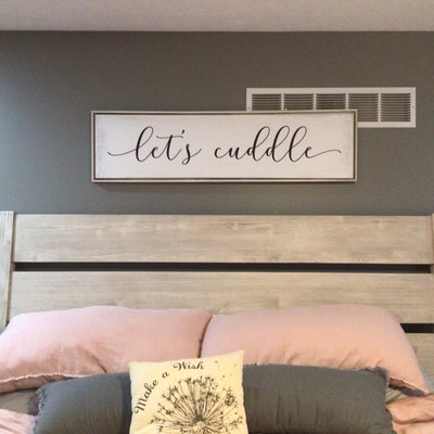 Let's Cuddle Sign Let's Cuddle - Etsy