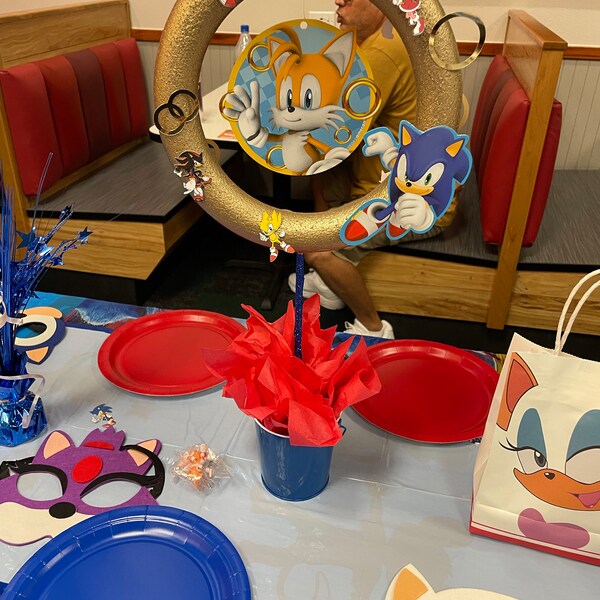 Sonic Confetti, Sonic Characters, Sonic Theme, Sonic Birthday Party ...