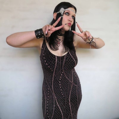 1920s Style FULLY Beaded Gold Fringe FLAPPER Head Cap Skull - Etsy