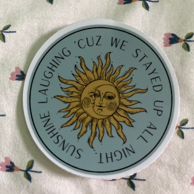 CAAMP sunshine Laughing strawberries Lyrics Sticker - Etsy