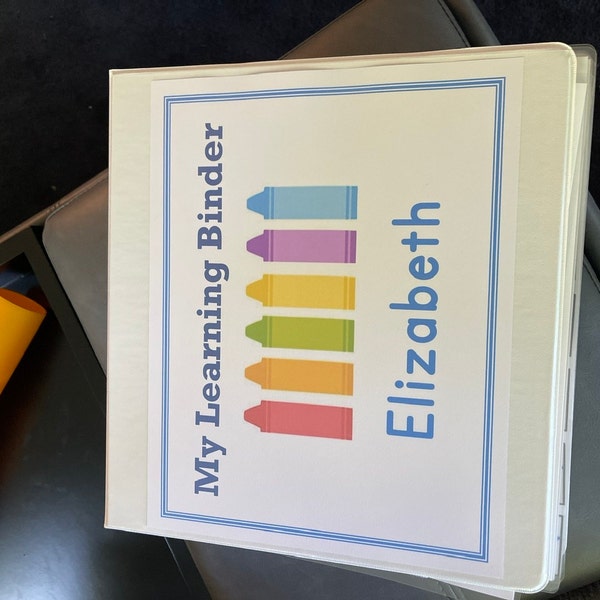 Pre-k Kindergarten Readiness Learning Binder Homeschool Activities for ...