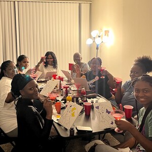 Black Queen Sip N Paint Digital Image - Etsy