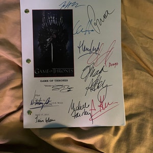 Pretty Little Liars TV Script Signed Autographed Ashley - Etsy