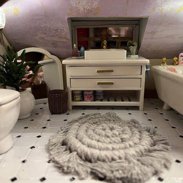 Edin Convertible Bunk Beds Natural Wood Macy Mae 1:12 Scale Miniature ...