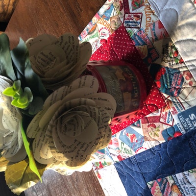 Custom Book Rose Bouquet, Wedding Bouquet - Etsy