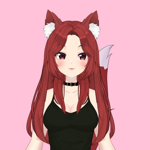 Vtuber Asset | Live2d Skinny Cat Tail | Rigged Vtuber Tail - Etsy
