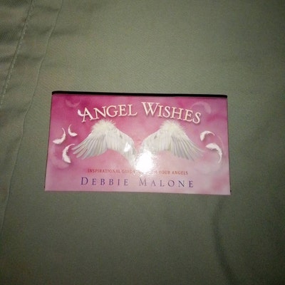 Angel Wishes Guidance/oracle Cards Set With Angelite - Etsy