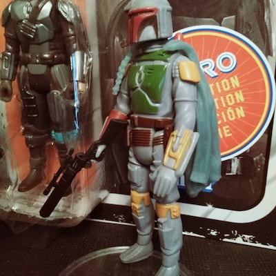 Boba Fett clip On Cape/braids & ROTJ EE3 Blaster 3D - Etsy