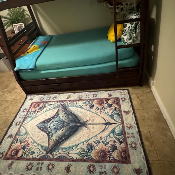 Vintage Farmhouse Decor, Pig Rug, Cute Animal Rug for Maximalist Home ...