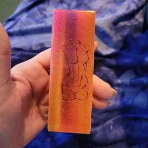 Bad Girl Resin Inserts in Color Pastel Resin Inserts Colored | Etsy