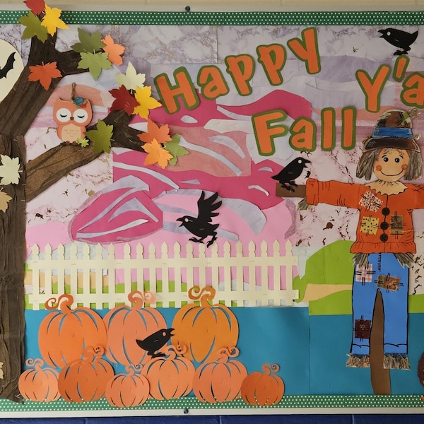 Teachers School Bulletin Board for Preschool Classroom/fall/ Autumn ...