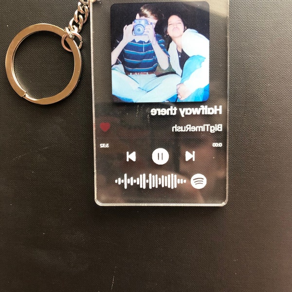 Custom Keychain for Music Lovers, Personalized Acrylic Keychain Custom ...