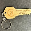 Custom 2-side Engraved Wood Keychains | Branded & Logo Keychains ...