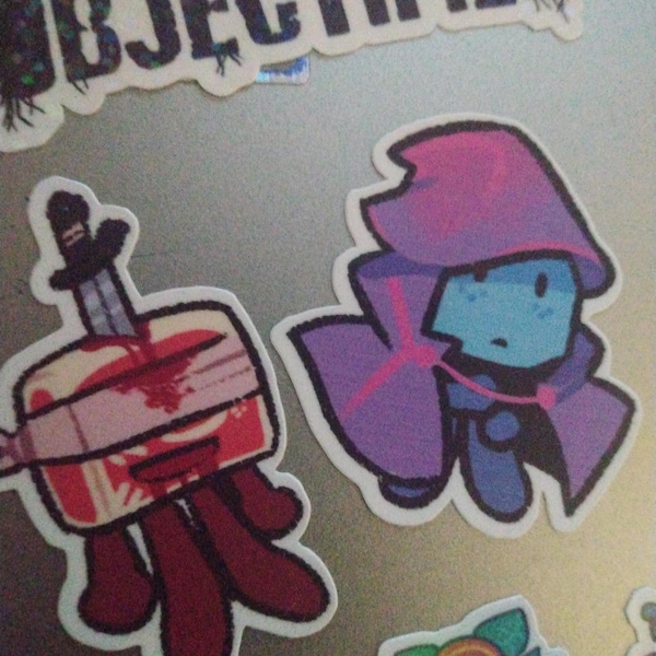 Objectified Comic Stickers [simple Collection] - Etsy