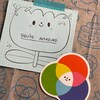 Color System Sticker RGB Wheel Sticker Cute Colorful Hue Wheel Additive ...