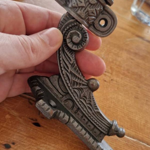 Strap Forged Left Side Hinge, Forged Iron Rustic Hinge F21 - Etsy