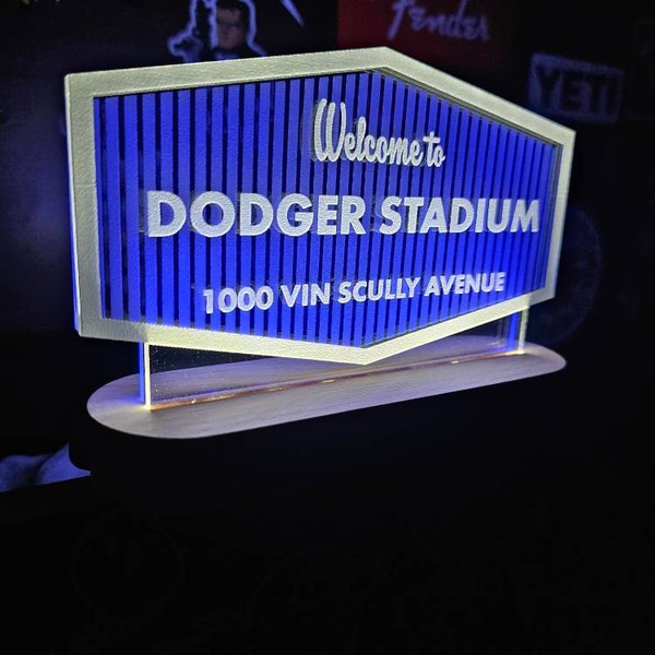 Custom Welcome to Dodger Stadium Sign - Etsy
