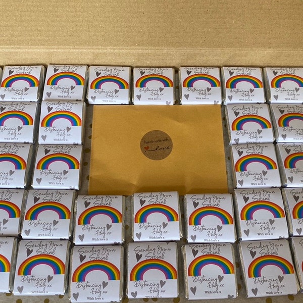 Personalised BUSINESS Chocolate Favours With LOGO Packs of 20 or More ...