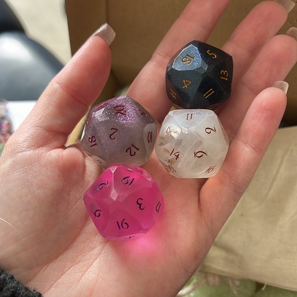 RPG Dice Resin Hidden Depths - ALT Shape - Etsy