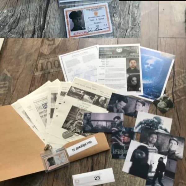Bucky Barnes Secret File Winter Soldier S.H.I.E.L.D. Files Paper Props ...