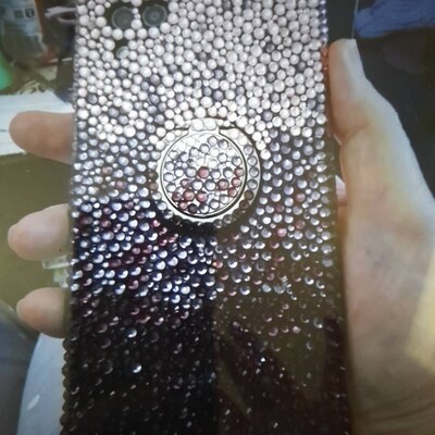 Cute Phone Case Black Ribbon Sparkle Phone Covers Zebra Print Made to ...